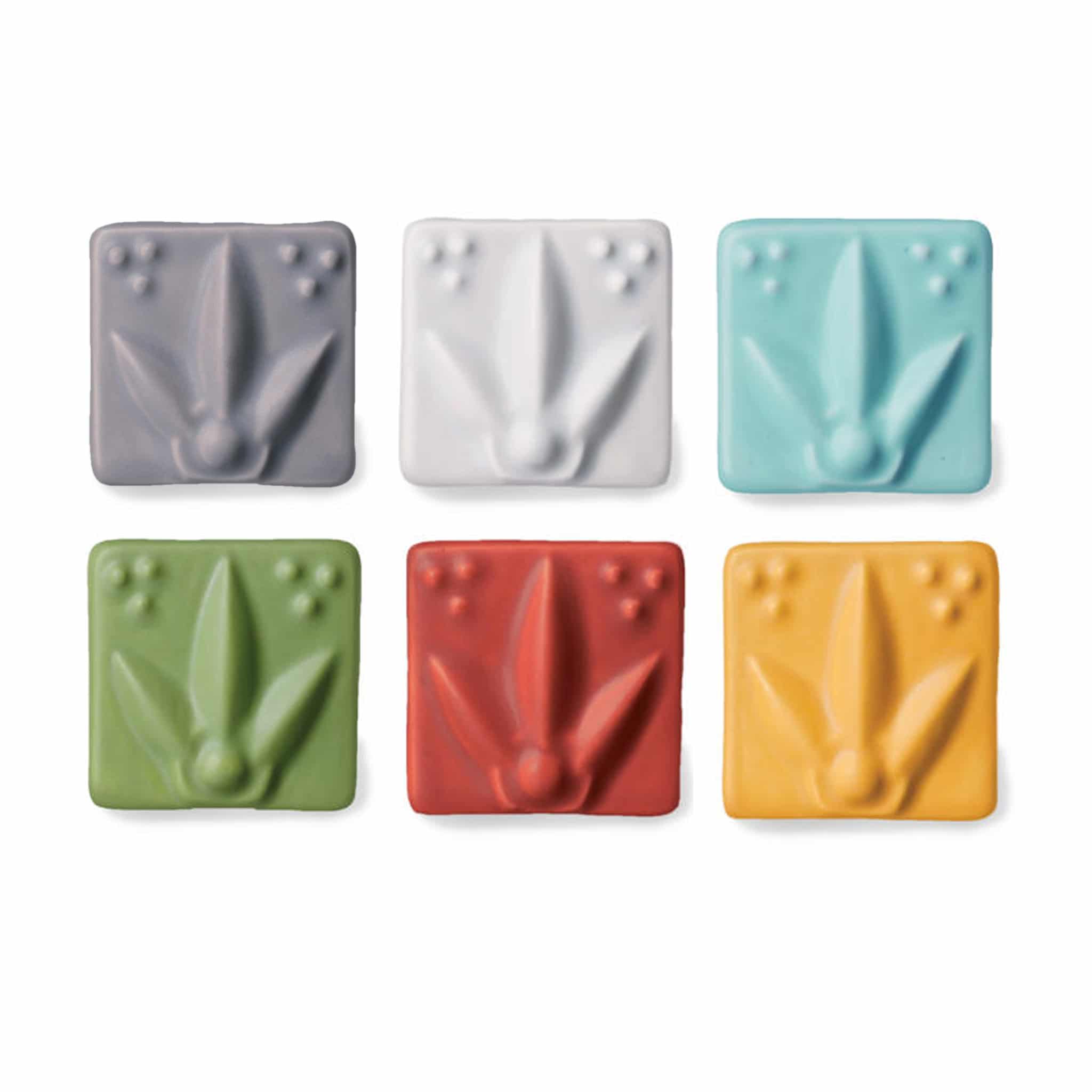 Amaco Satin Matte New 2023 Colors Pack of 6 Pints | Clay King