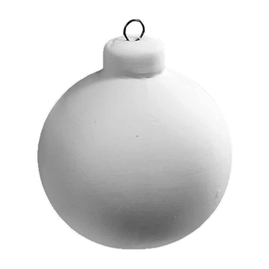 Bisque Imports 2079 - Round Ball Ornament 2.5″ dia. | Clay King