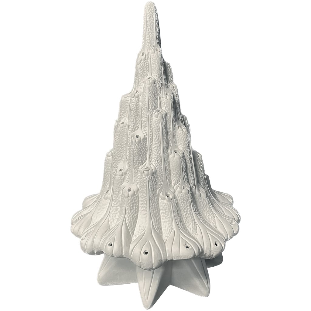 Ceramics Central CM4341B - Modern Lava Christmas Tree With Base 13.5″ x ...