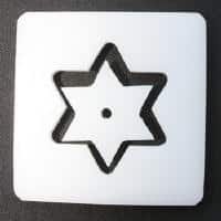 ClayMaster 4″ Die #001 Large Star | Clay King