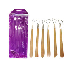 Frema Pottery Tools C29B 6pc Wire Ribbon Modeling Tool Kit | Clay King