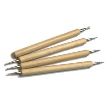 Frema Pottery Tools Ball Stylus Tools Set of 4 | Clay King