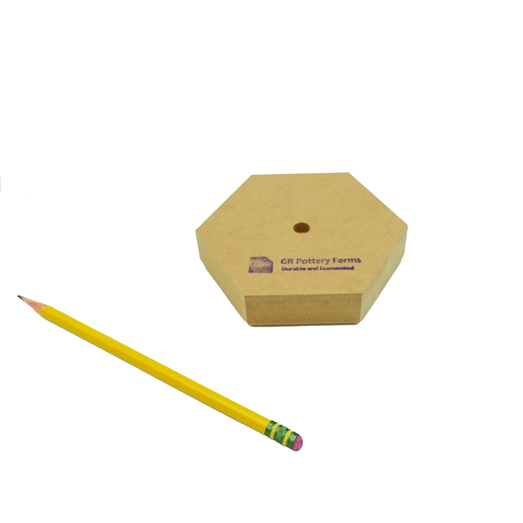 G.R. Pottery Forms 4″ Hexagon Wallie Form | Clay King