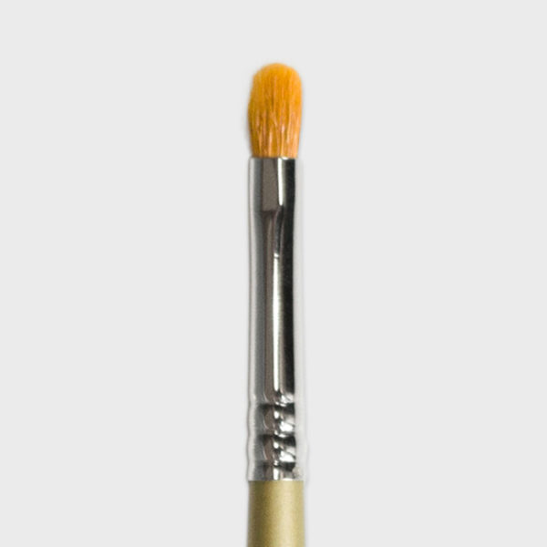 Gold Overglaze Filbert Brush | Clay King