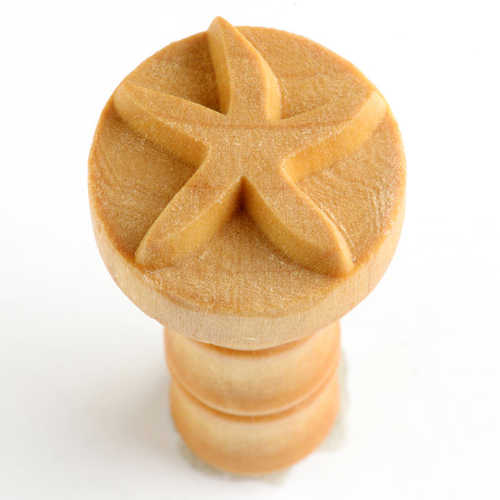 MKM SCM-022 Medium Round Stamp - Starfish Round Stamp | Clay King