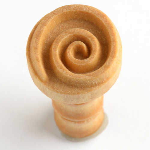 MKM SCM-116 Medium Round Stamp - Spiral | Clay King