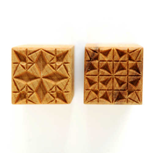 MKM SSM-051 Medium Square Double Sided Stamp | Clay King