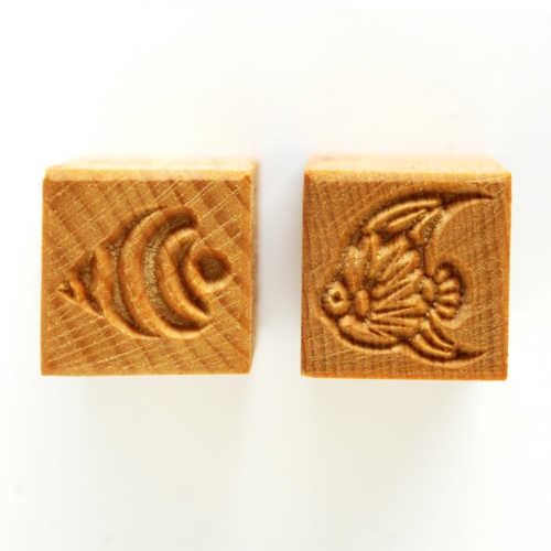 MKM SSM-071 Medium Square Double Sided Stamp | Clay King