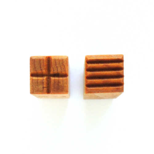 MKM SSS-003 Double-Sided Small Square Stamp | Clay King