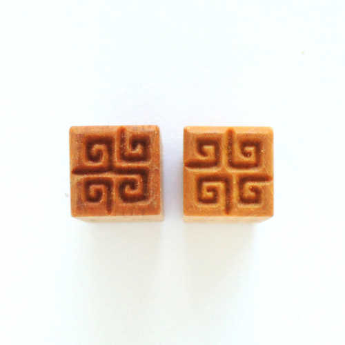 MKM SSS-014 Double-Sided Small Square Stamp | Clay King
