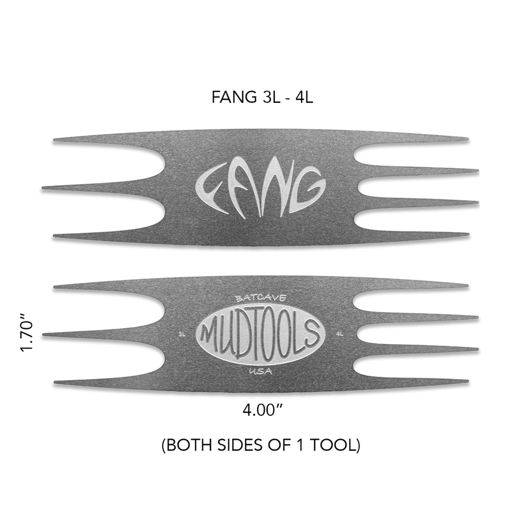 Mudtools Fang Stainless Steel Scoring Tool - Large 3L-4L | Clay King