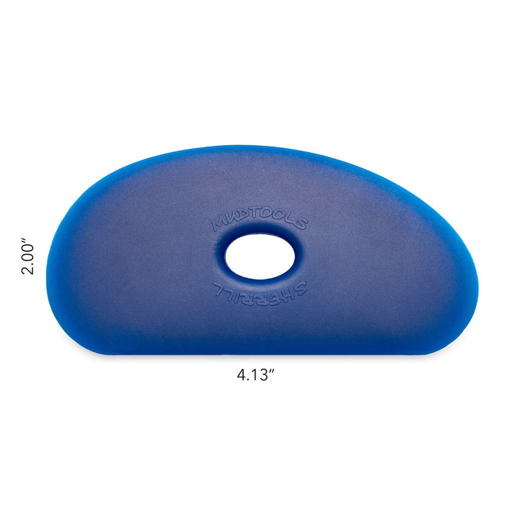 Mudtools Firm Blue Polymer Rib - B5 | Clay King