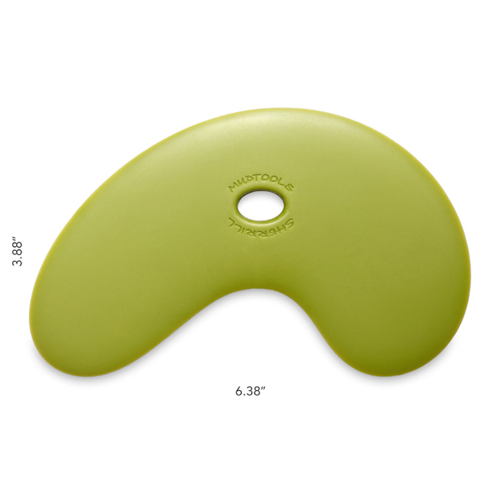 Mudtools Medium Green Polymer Bowl Rib - Large | Clay King
