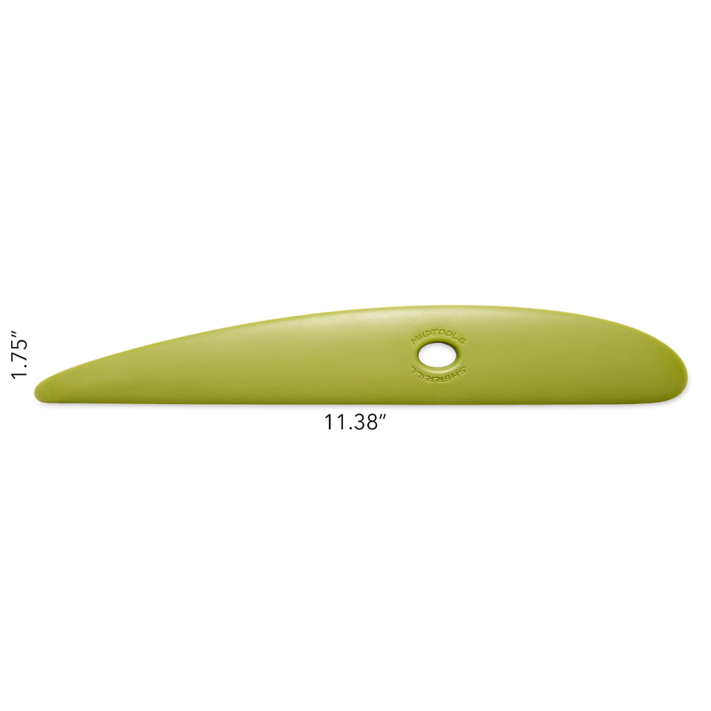 Mudtools Medium Green Platter Rib - Large | Clay King