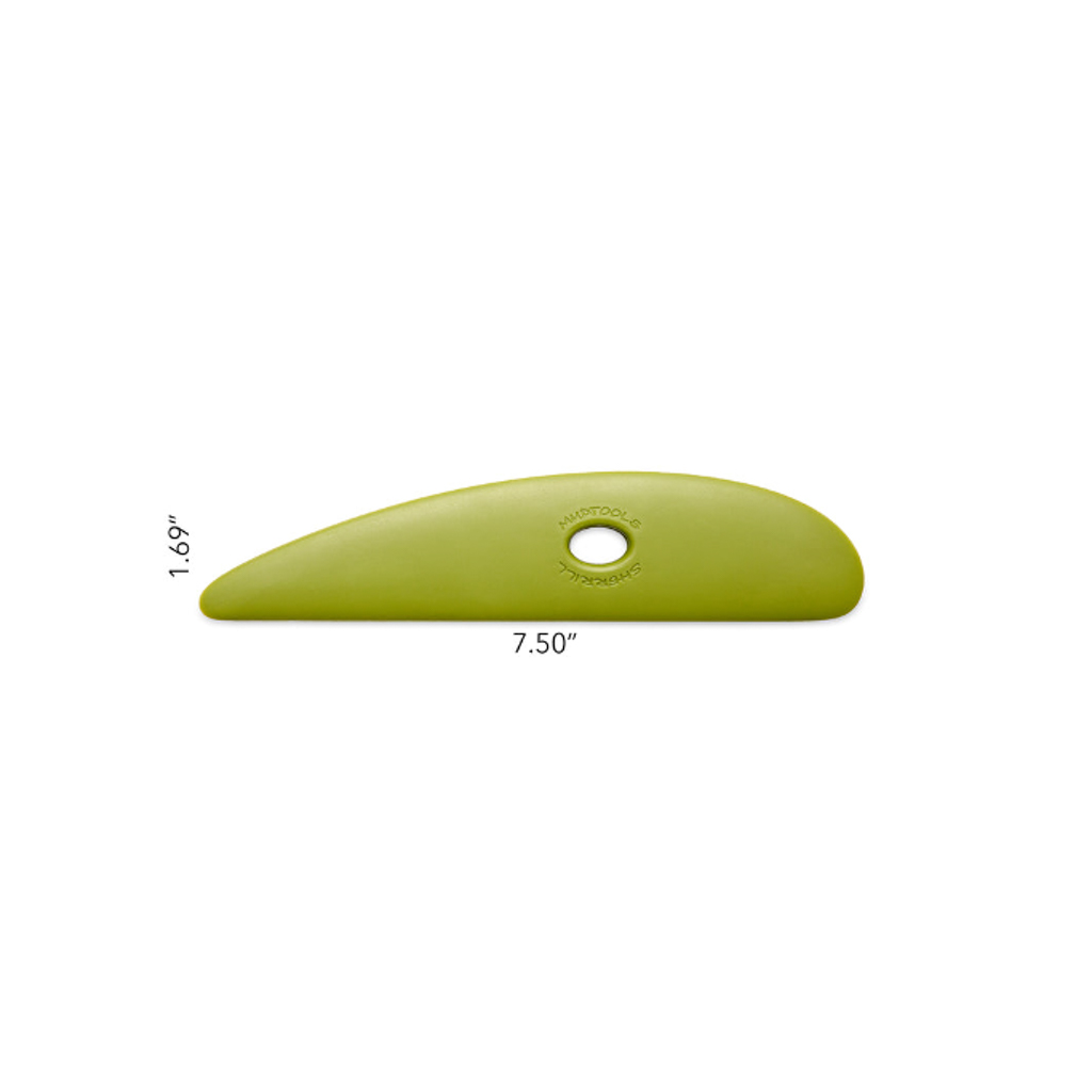 Mudtools Medium Green Platter Rib - Small | Clay King