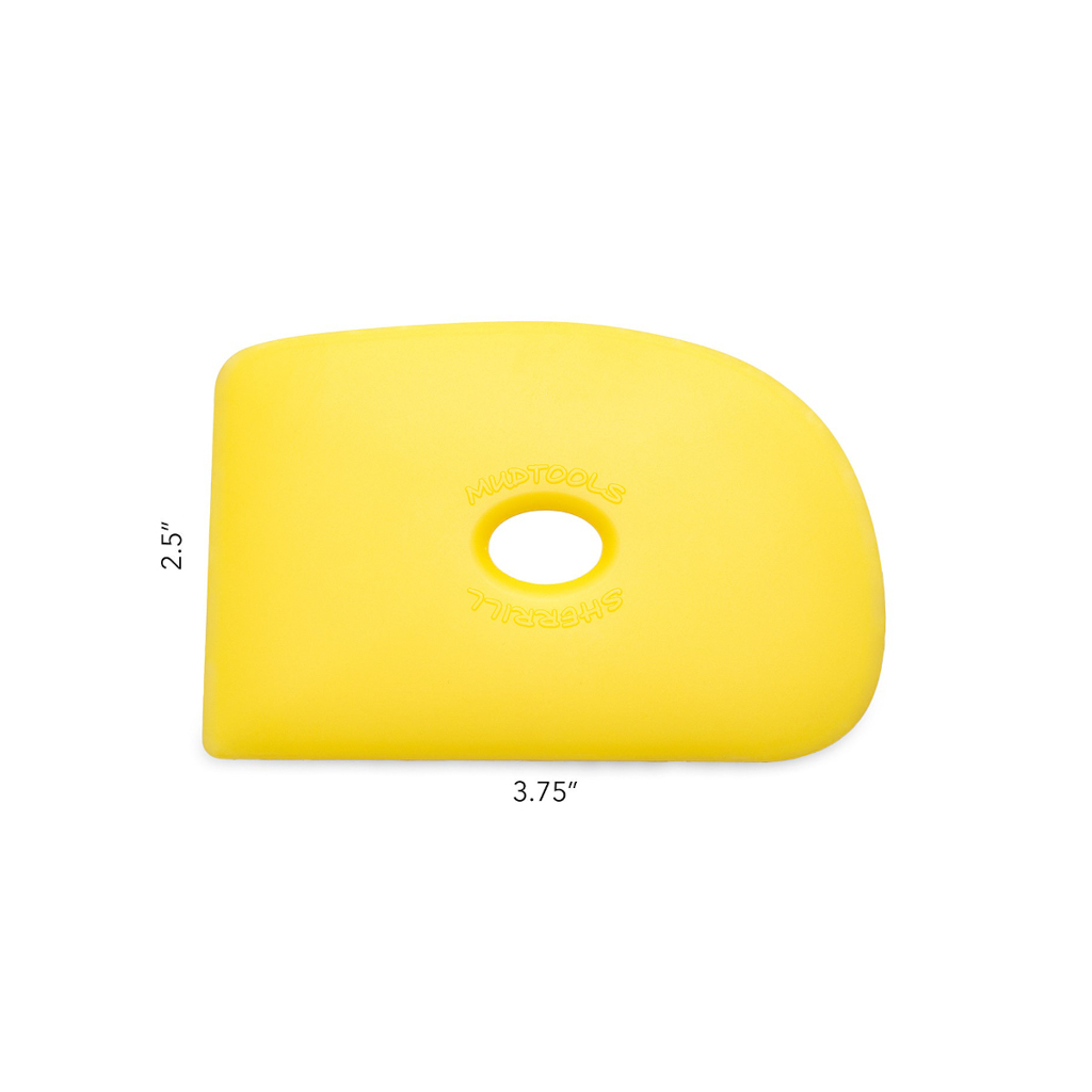 Mudtools Soft Yellow Polymer Rib - Y2 | Clay King