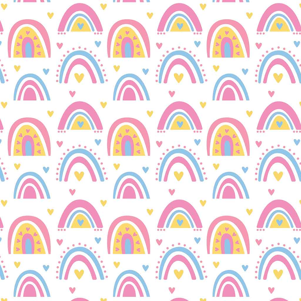 Sanbao Underglaze Transfer - Rainbow Multi-Color 9″ x 6.5″ | Clay King