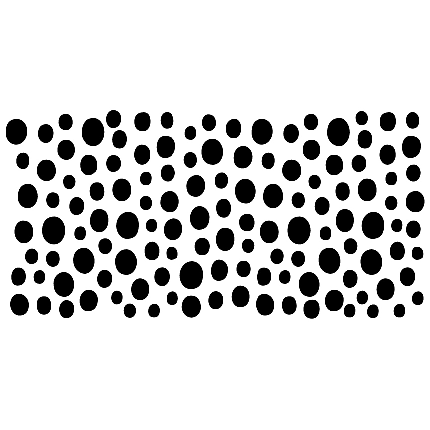 Vinyl Resist Stickers - Spots - 128 Stickers Per Sheet | Clay King