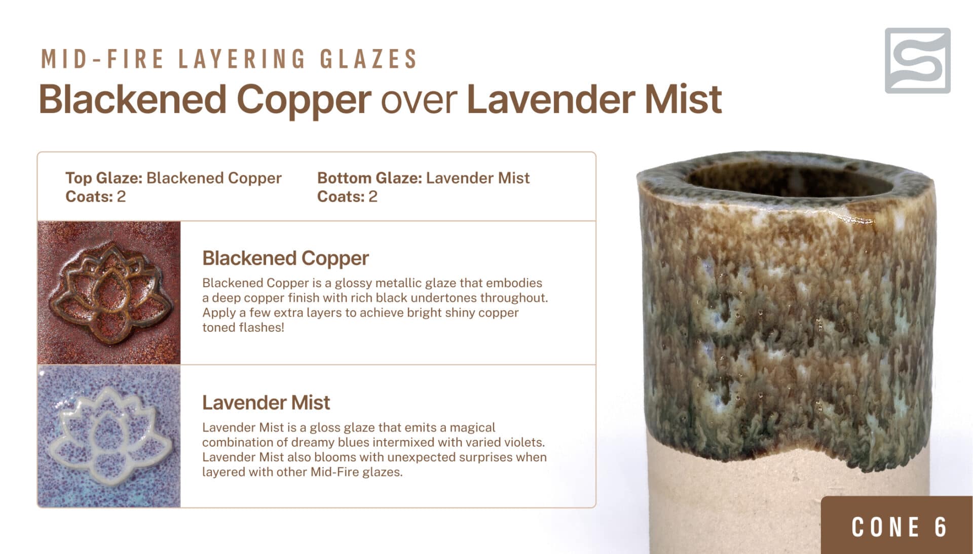 Speedball Mid-Fire - 002101 Blackened Copper - Pint | Clay King