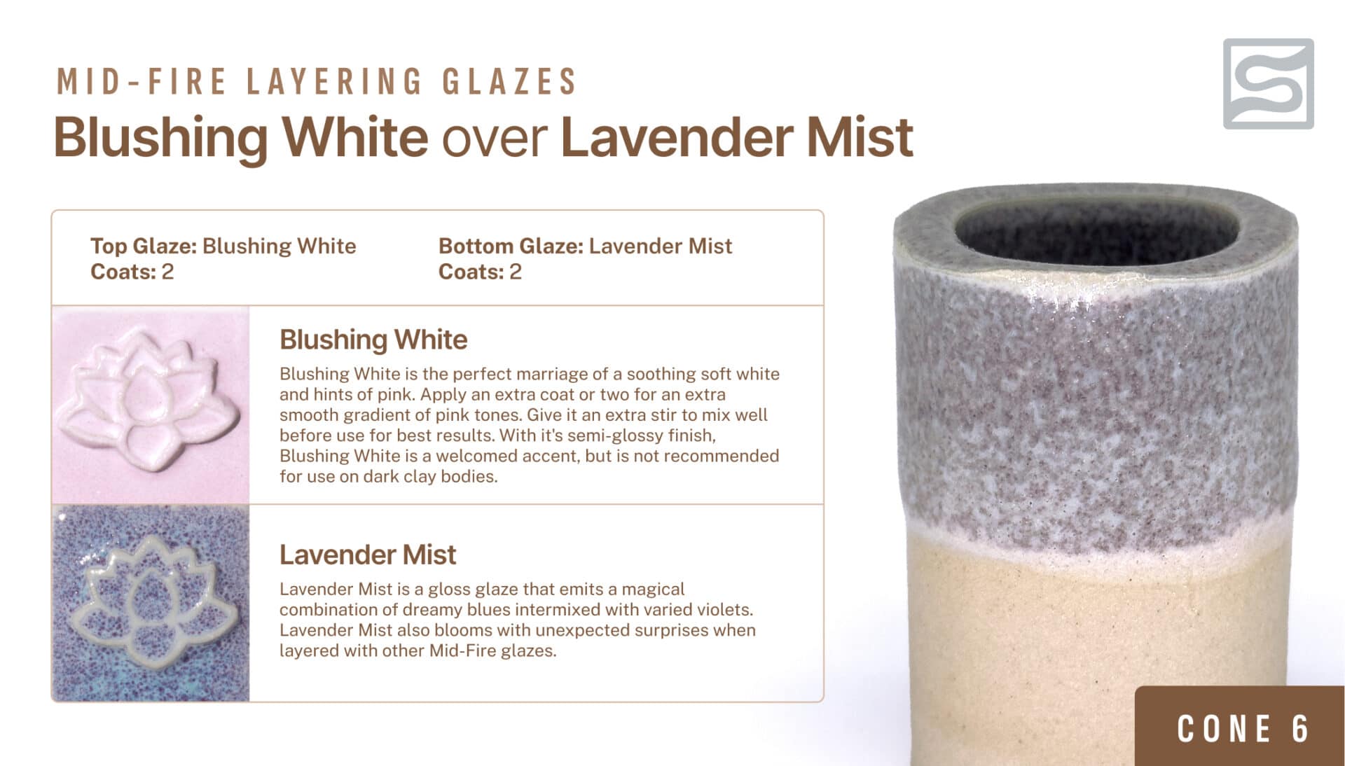 Speedball Mid-Fire - 002102 Blushing White - Pint | Clay King