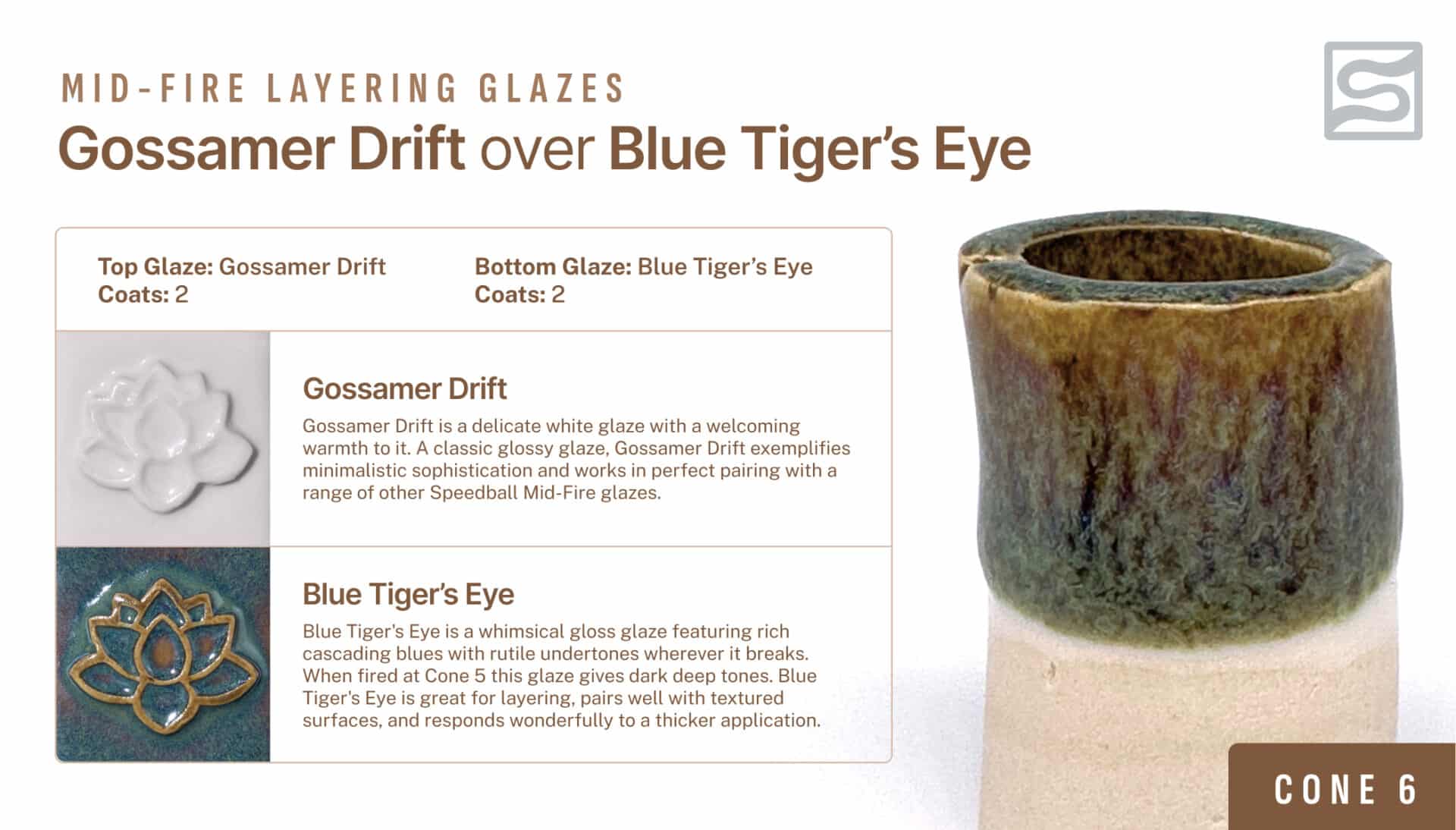 Speedball Mid-Fire - 002113 Gossamer Drift - Pint | Clay King