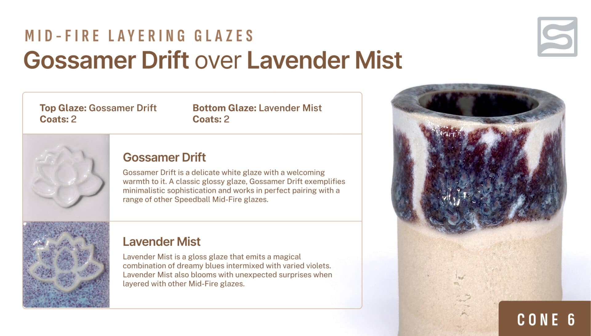 Speedball Mid-Fire - 002113 Gossamer Drift - Pint | Clay King