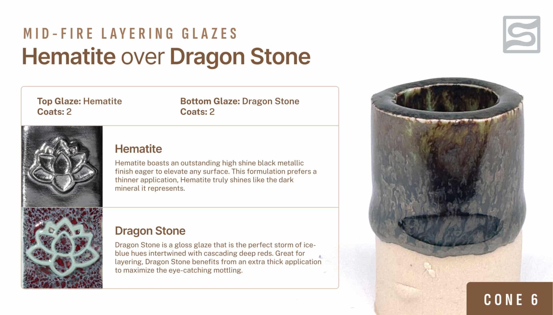 Speedball Mid-Fire - 002116 Hematite - Pint | Clay King