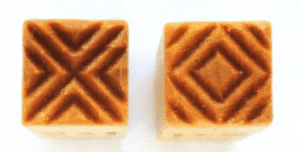 MKM SSS-007 Double-Sided Small Square Stamp | Clay King