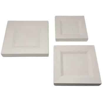 Classic Square Plaster Drape Mold Set of 3 | Clay King