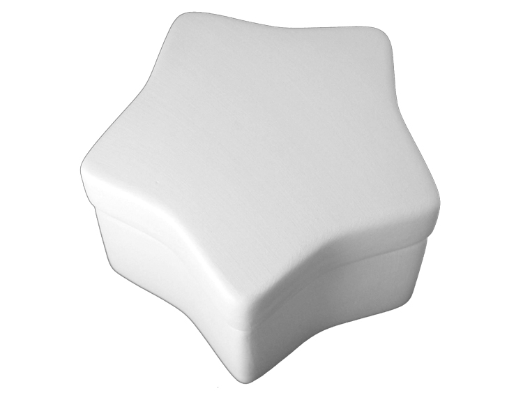 Wholesale Bisqueware - 1255 Star Box | Clay King