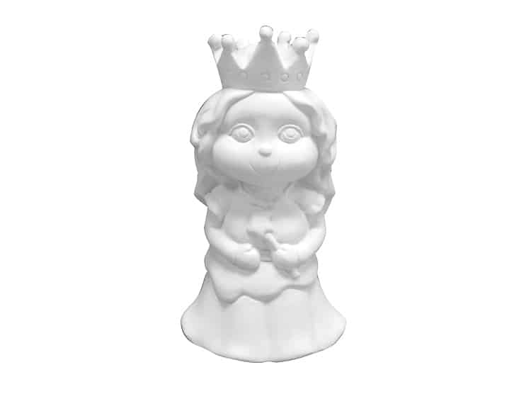 Wholesale Bisqueware - 1156 Pretty Princess | Clay King