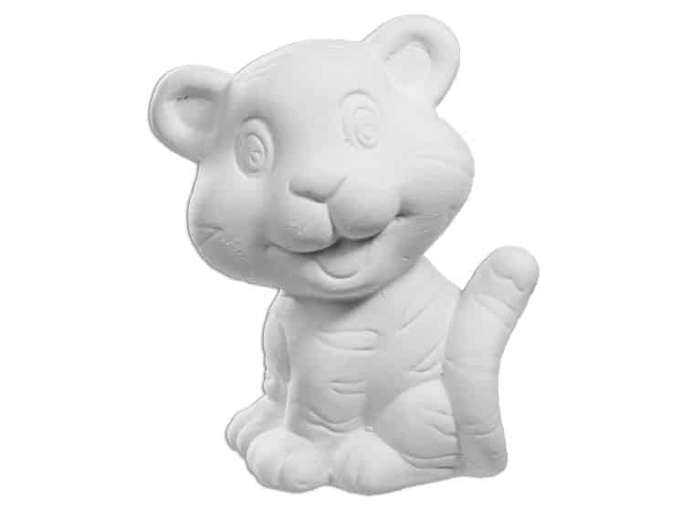 Wholesale Bisqueware - 1494 Tiny the Tiger | Clay King
