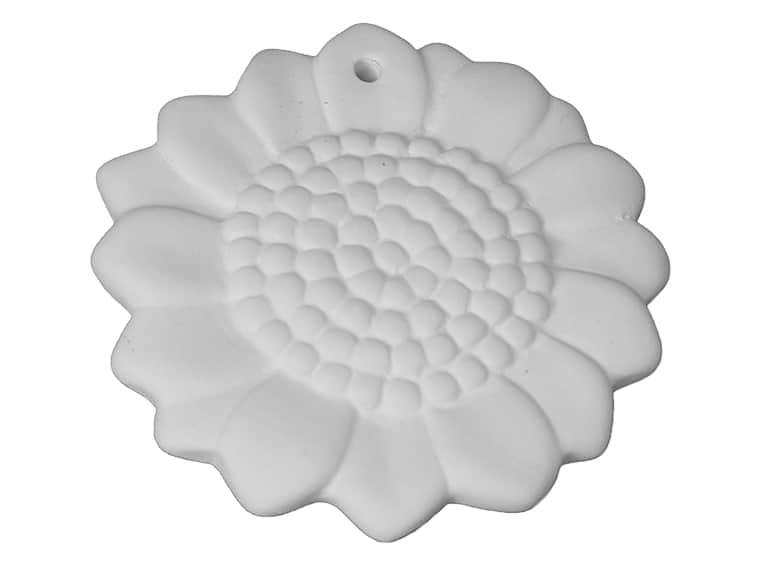 Wholesale Bisqueware - 2220 Sunflower Ornament | Clay King