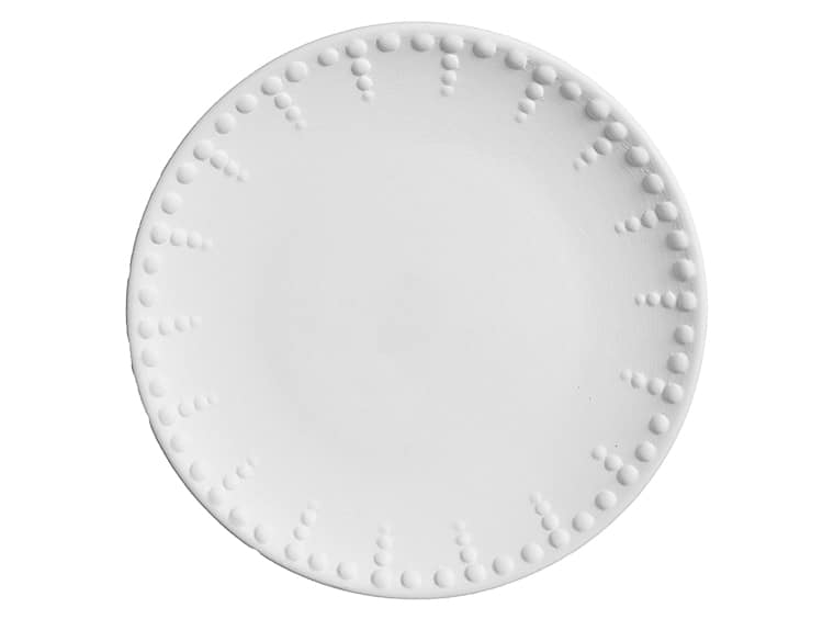 Wholesale Bisqueware - 2834 Bulbous Bread Plate | Clay King