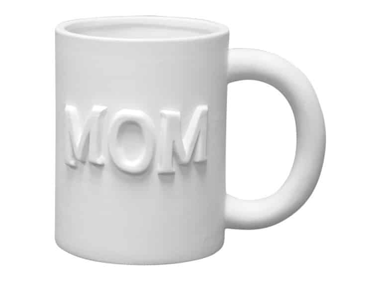 Wholesale Bisqueware - 438 Mom Mug | Clay King
