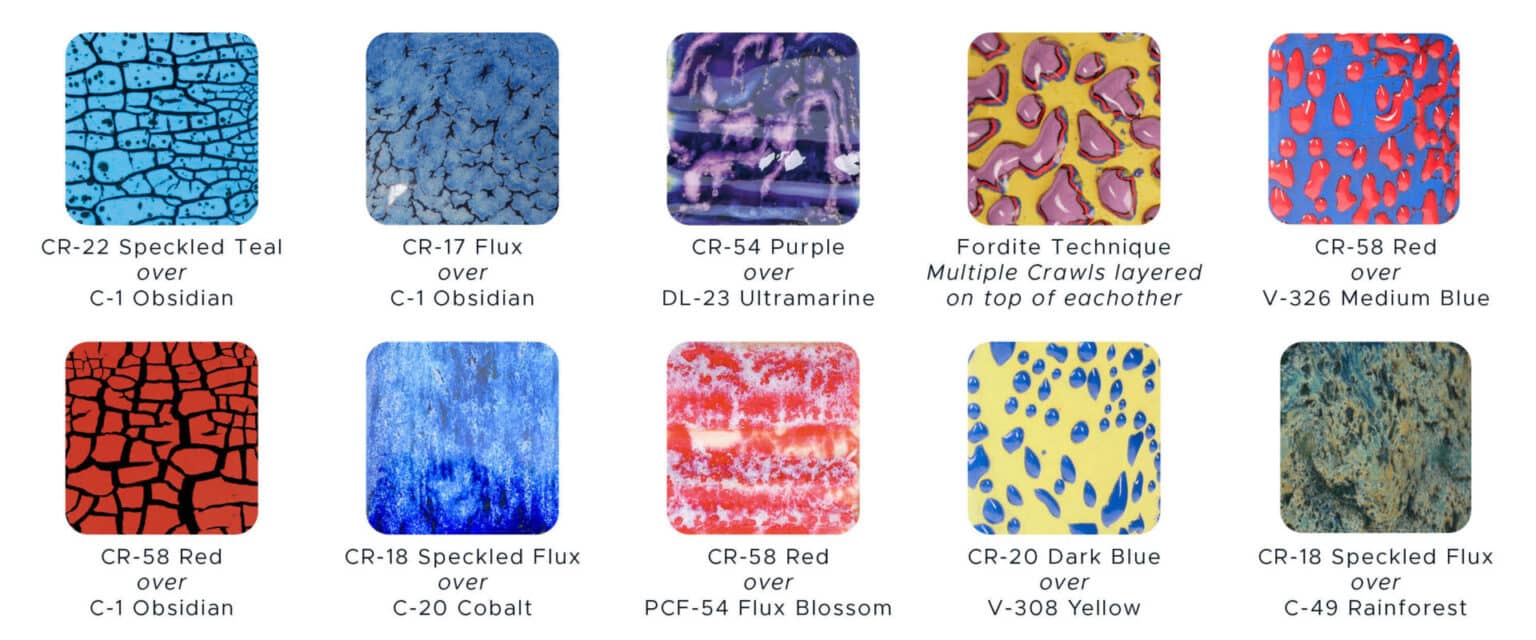 Amaco Glazes: (CR) Crawls Collection - Buy at Clay-King.com